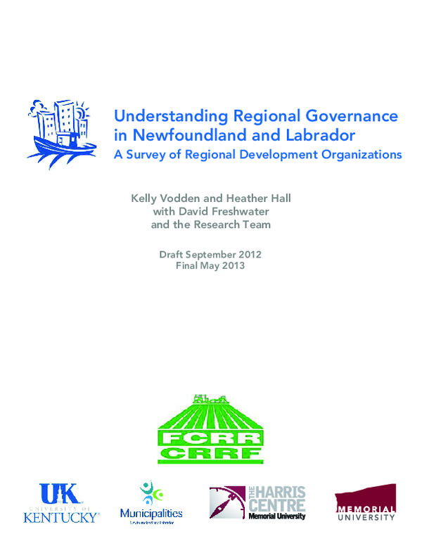 (PDF) Understanding Regional Governance in Newfoundland and Labrador: A ...