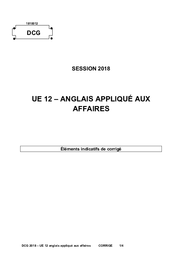 (DOC) DCG UE12 2018 Corrig | SOSSOU Jean-Eudes - Academia.edu