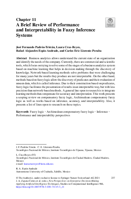 Pdf A Brief Review Of Performance And Interpretability In Fuzzy
