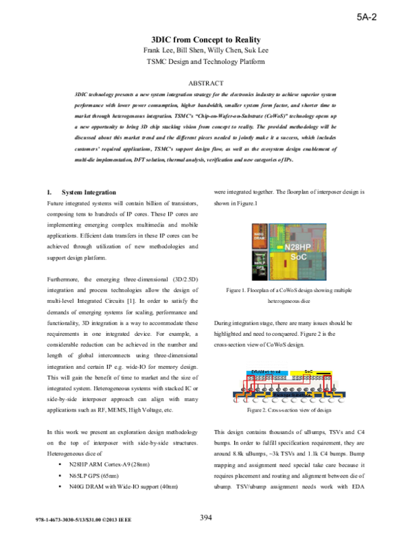(PDF) 3DIC from concept to reality