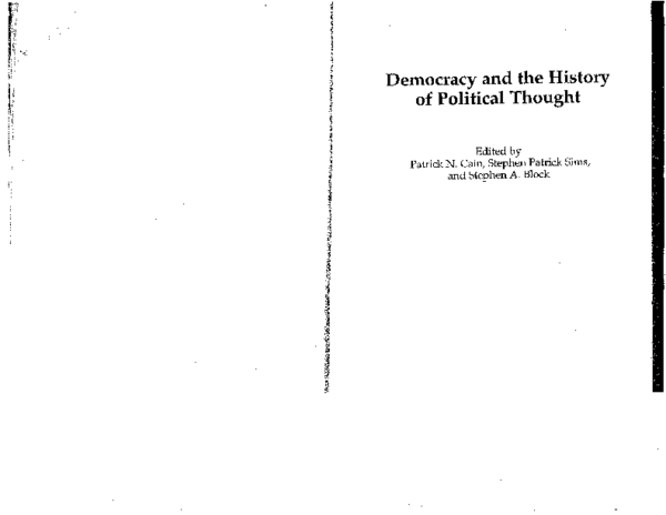 (PDF) Democracy in the Thought of John Locke