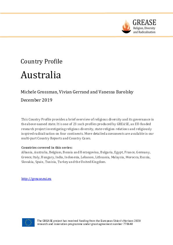 (PDF) Country profile : Australia