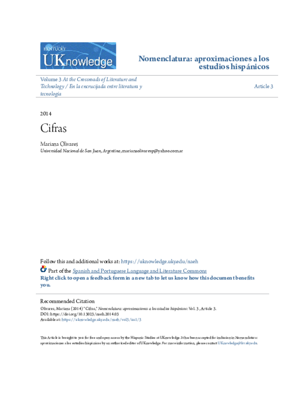 (PDF) Cifras