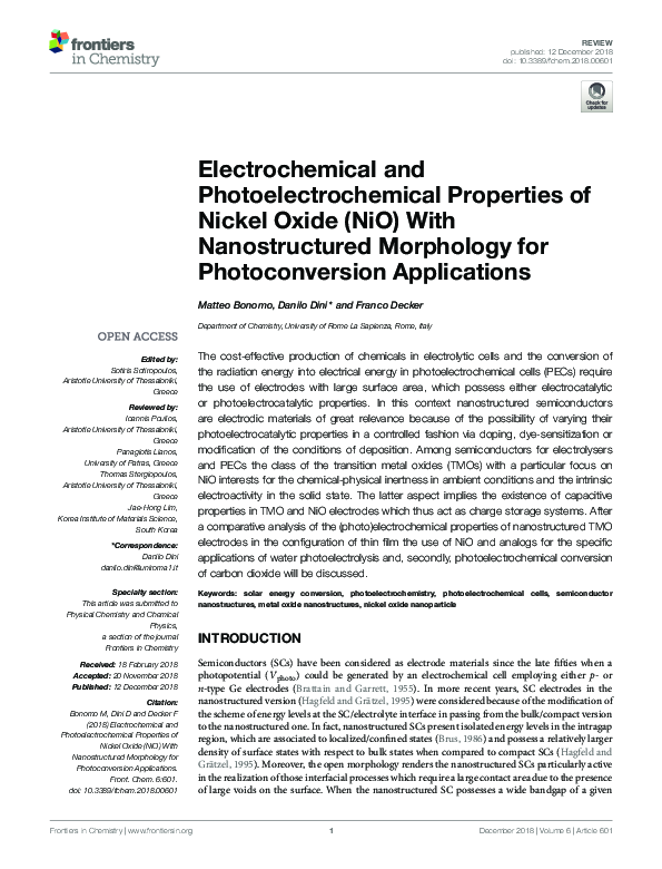 (PDF) Electrochemical and photophysical properties of a chemically ...