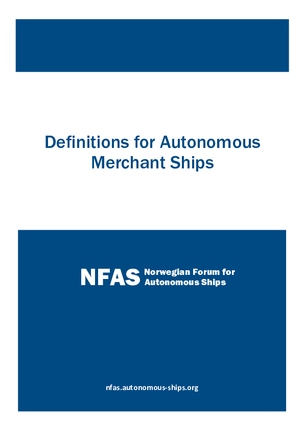 (PDF) The Legal Status and Operation of Unmanned Maritime Vehicles