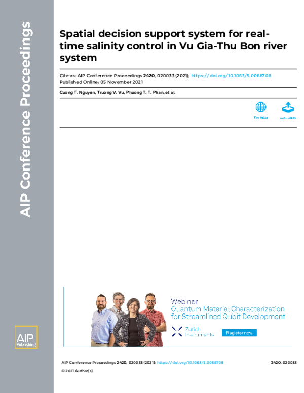 (PDF) Spatial decision support system for real-time salinity control in ...