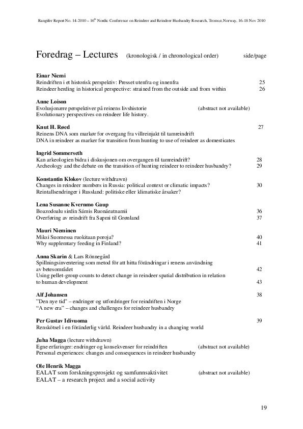 (PDF) Foredrag Lectures (kronologisk/in chronological order) side/page