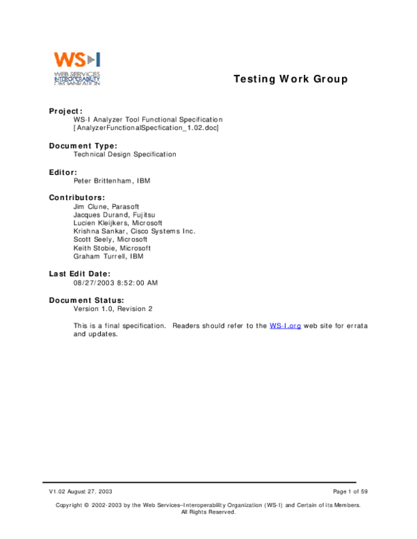 (PDF) Technical Design Specification Editor