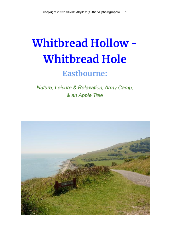(PDF) Whitbread Hollow - Whitbread Hole, Eastbourne: Nature, Leisure ...