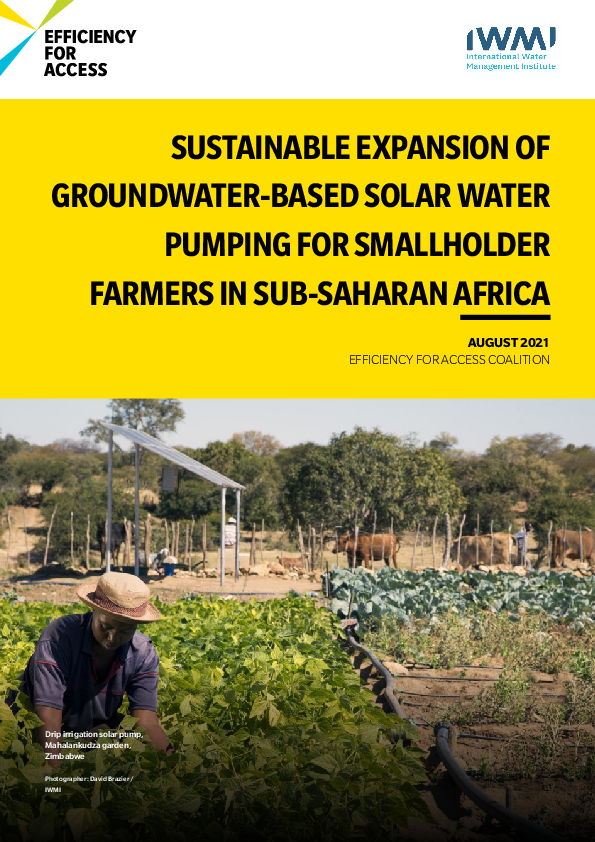 (PDF) Sustainable Expansion of Groundwater Based Solar Water Pumping ...