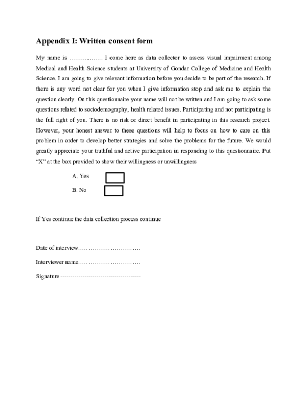 (DOC) Confidentiality and informed consent statement