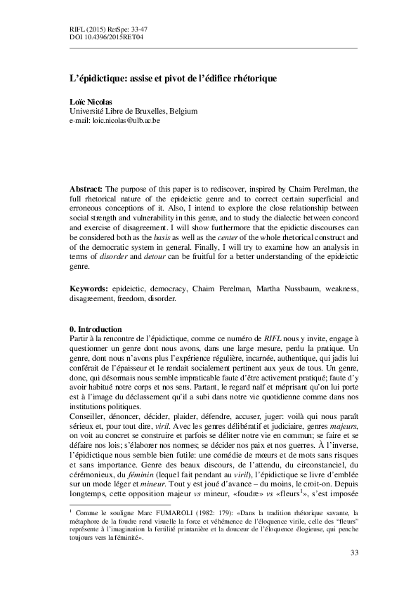 (PDF) Le portique de l’agora et l’édifice à mosaïque