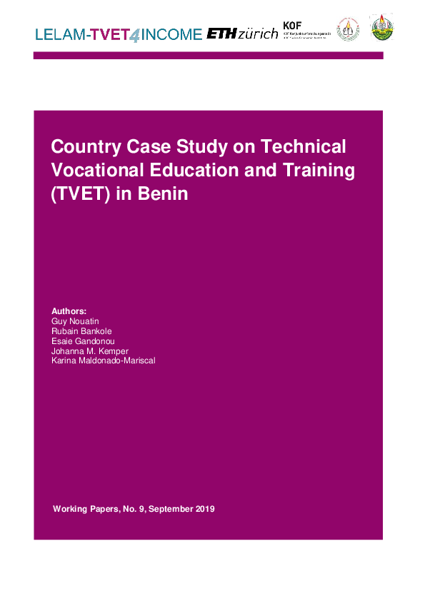 (PDF) Country Case Study on Technical Vocational Education and Training (TVET) in Costa Rica ...