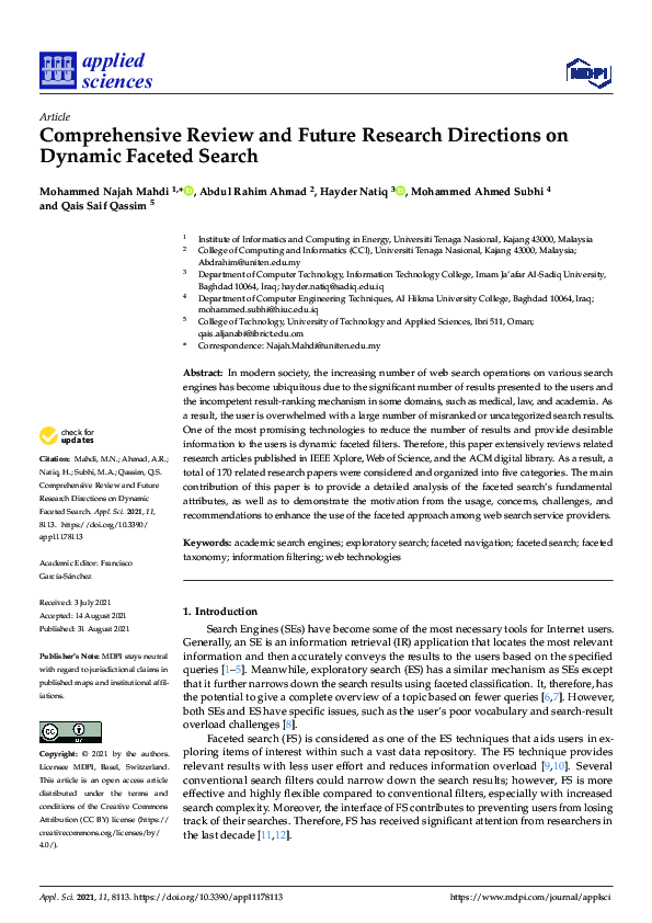 (PDF) Comprehensive Review and Future Research Directions on Dynamic ...