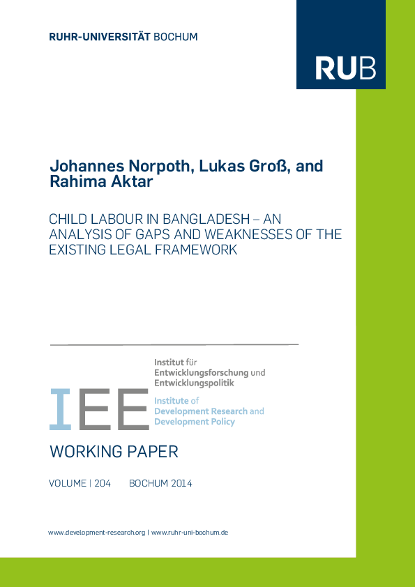 (PDF) Child Labour in Bangladesh – An Analysis of Gaps and Weaknesses ...