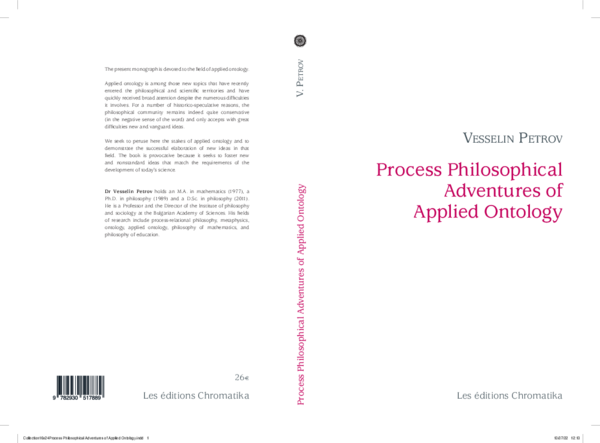 (PDF) Process Philosophical Adventures of Applied Ontology | Vesselin ...