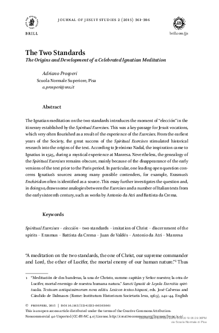 (PDF) The Two Standards : the Origins and Development of a Celebrated ...