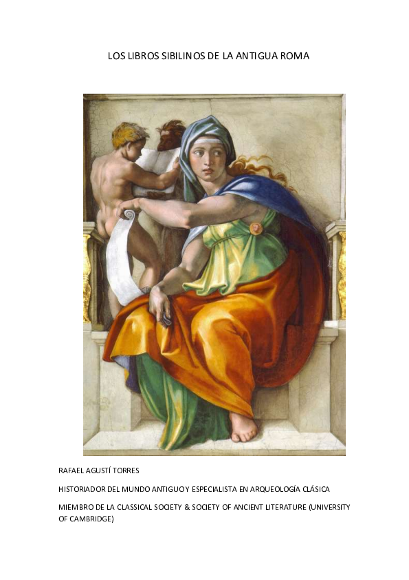 (PDF) LOS LIBROS SIBILINOS DE LA ANTIGUA ROMA