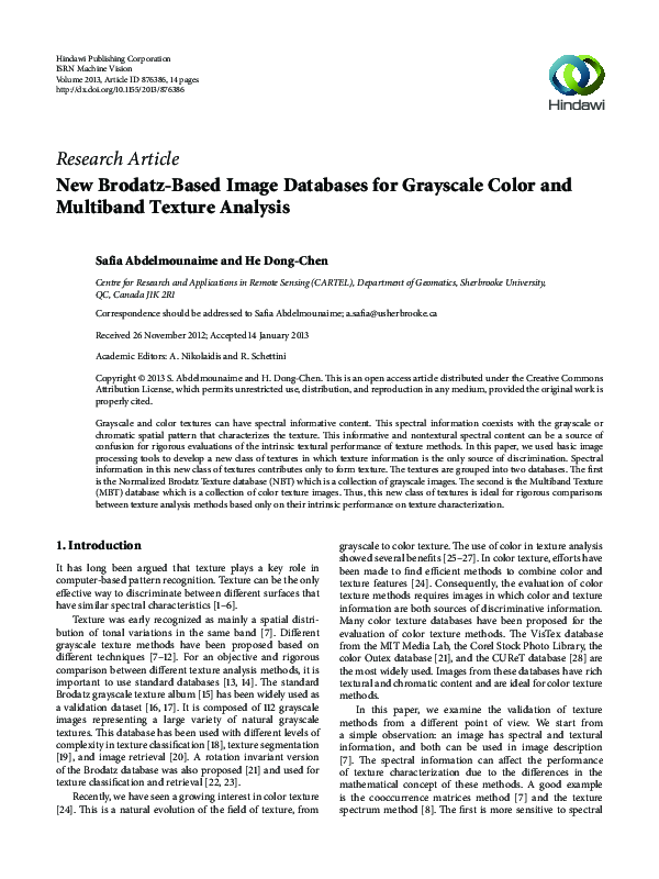 (PDF) New Brodatz-Based Image Databases for Grayscale Color and ...