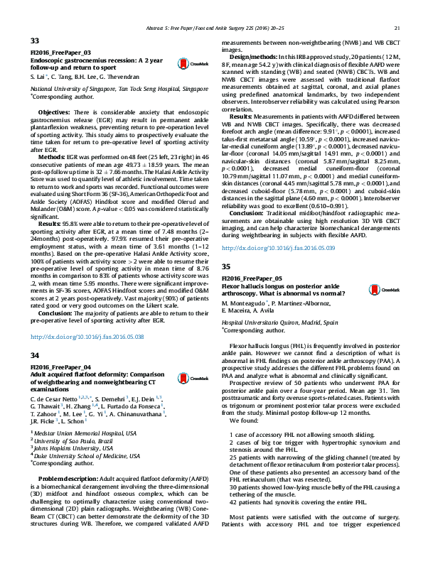 Pdf Flexor Hallucis Longus On Posterior Ankle Arthroscopy What Is 8677