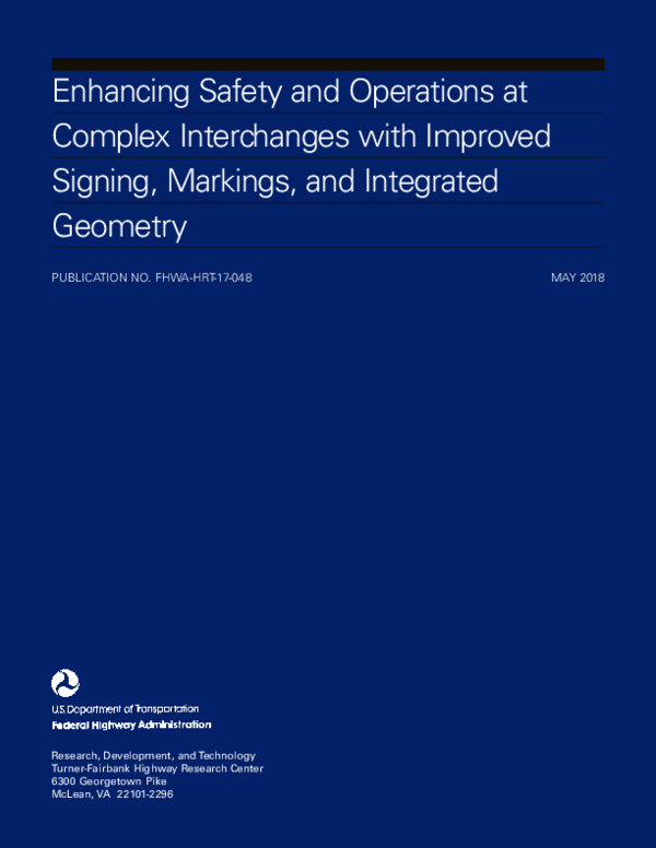 (PDF) Enhancing Safety and Operations at Complex Interchanges With ...
