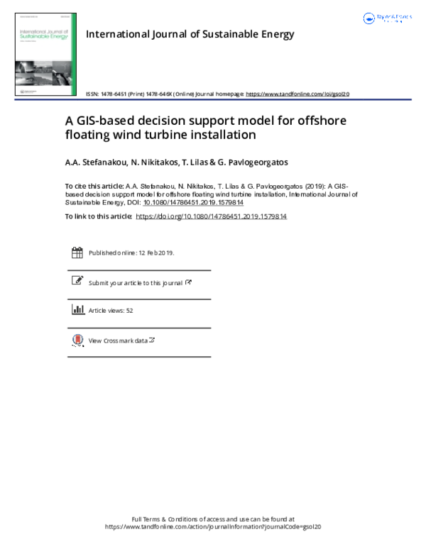 (PDF) A GIS-based decision support model for offshore floating wind ...