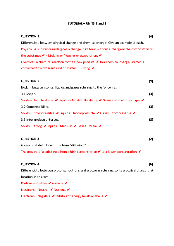 (DOC) Tutorial Units 1 and 2 Memo | Sydney Ntokozo - Academia.edu
