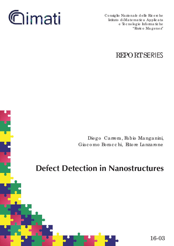 (PDF) Defect detection in nanostructures