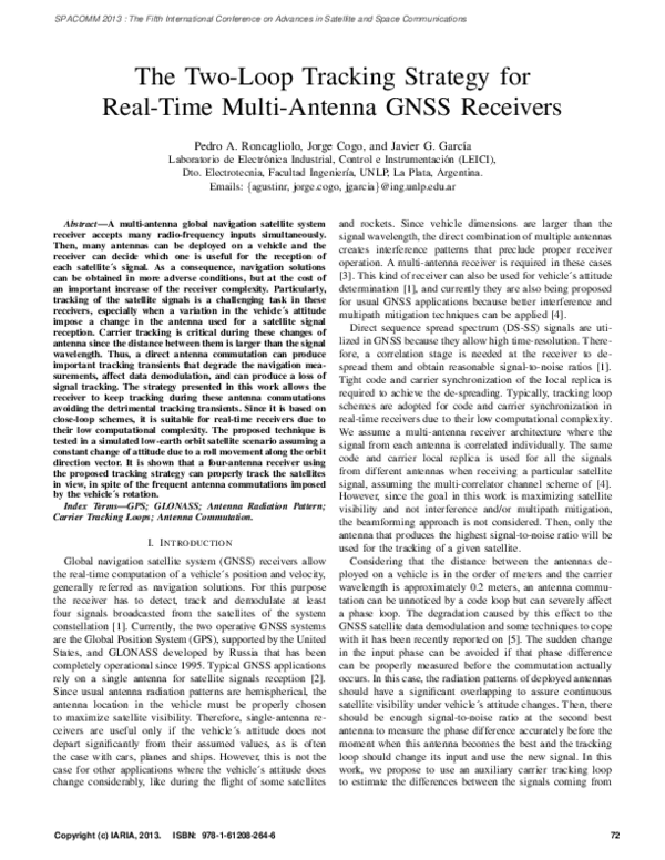 (PDF) The Two-Loop Tracking Strategy for Real-Time Multi-Antenna GNSS ...