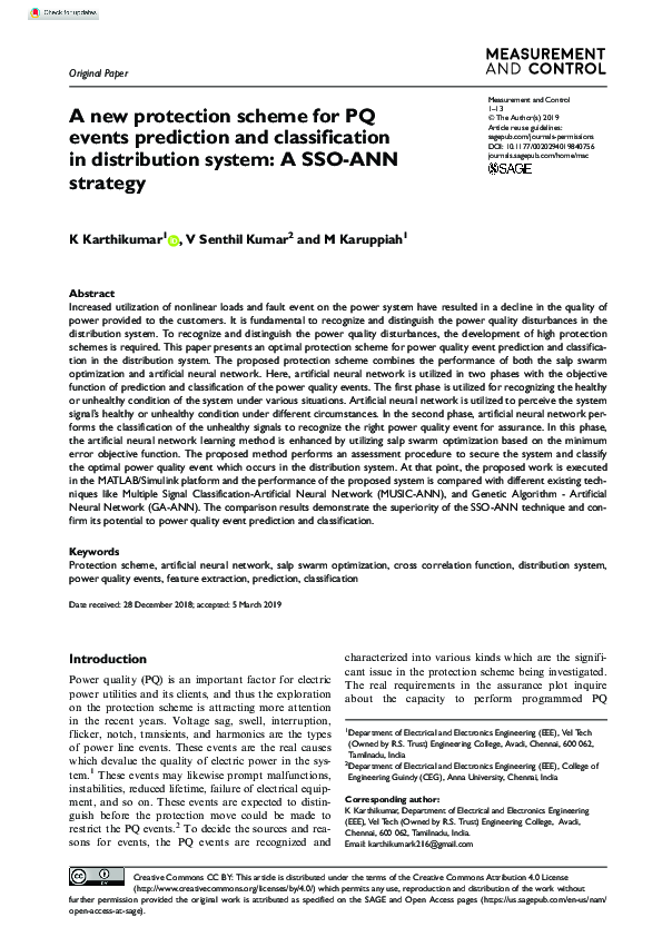 (PDF) A new protection scheme for PQ events prediction and classification in distribution system ...