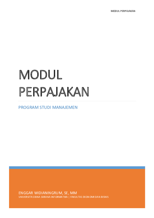 (PDF) MODUL-PERPAJAKAN