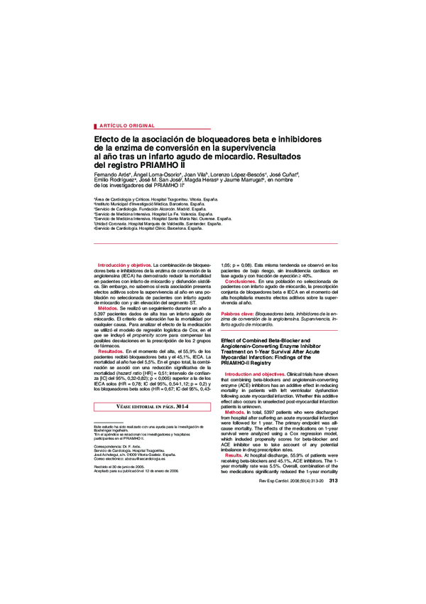 (PDF) Effect of combined beta-blocker and angiotensin-converting enzyme ...