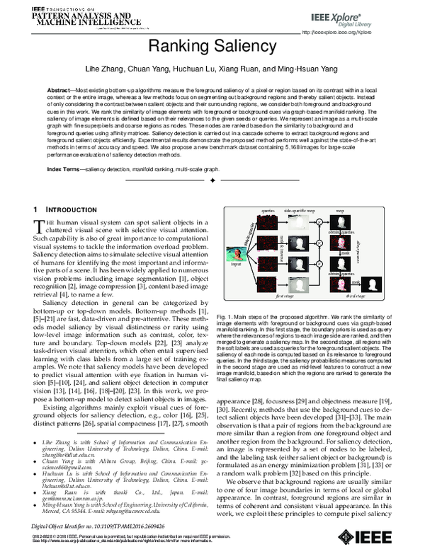 (PDF) Ranking Saliency | Ming-Hsuan Yang - Academia.edu