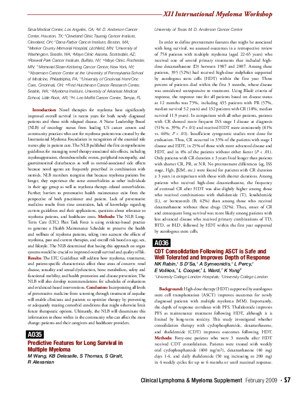 (PDF) A036 CDT Consolidation Following ASCT is Safe and Well Tolerated ...