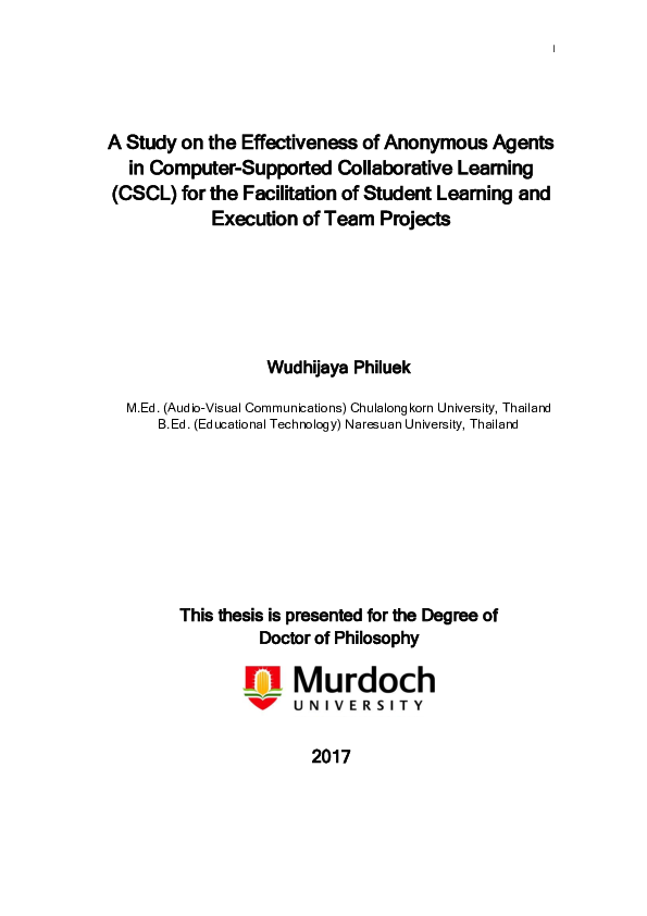 (PDF) A study on the effectiveness of anonymous agents in Computer ...