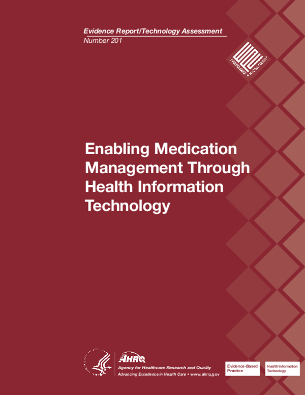 (PDF) Enabling Medication Management through Health Information Technology