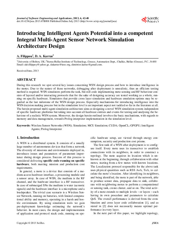 (PDF) Introducing Intelligent Agents Potential into a competent Integral Multi-Agent Sensor ...