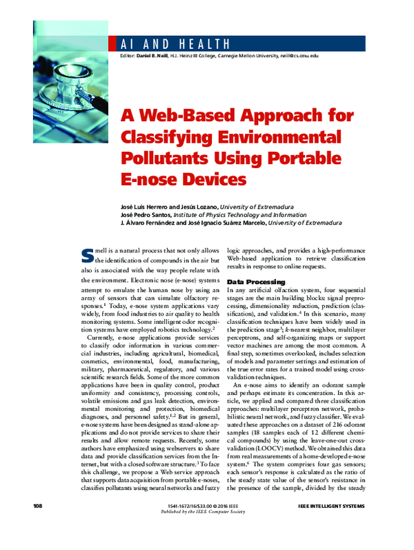 (PDF) A Web-Based Approach for Classifying Environmental Pollutants ...