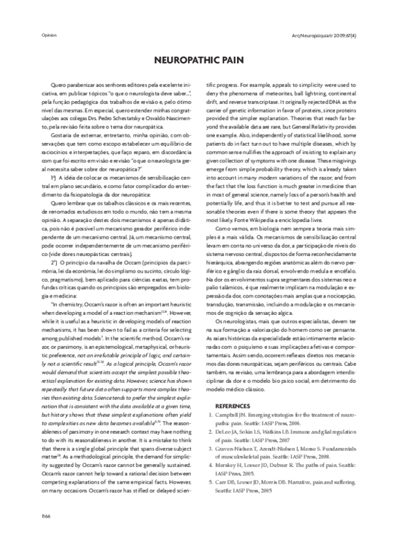 (PDF) Neuropathic pain