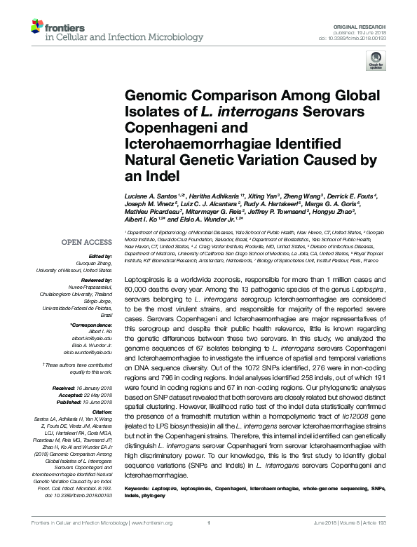 (PDF) {"__content__"=>"Genomic Comparison Among Global Isolates of ...