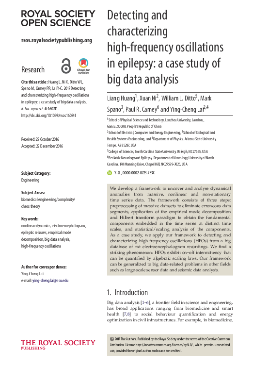 Pdf Detecting And Characterizing High Frequency Oscillations In