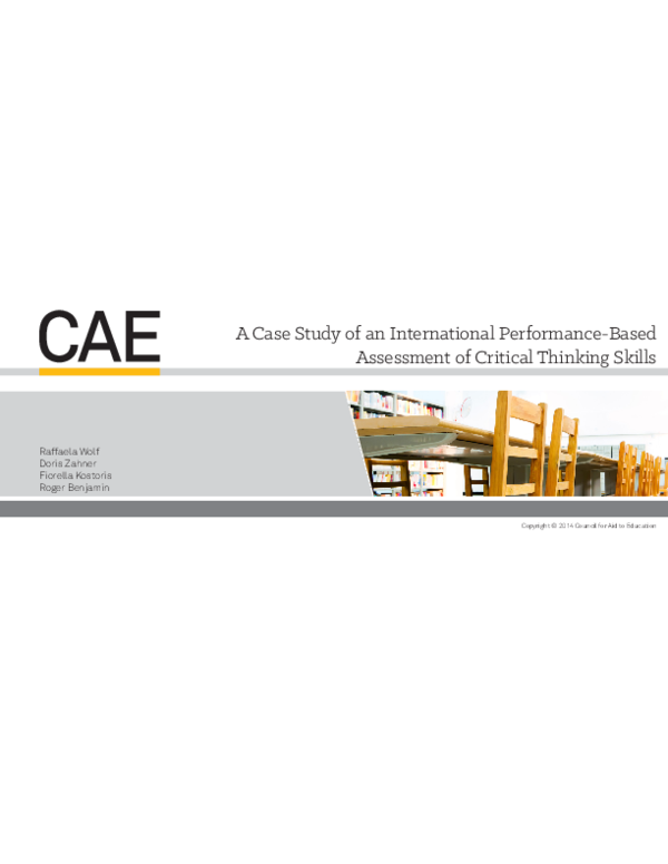 (PDF) A Case Study of an International Performance-Based Assessment of ...