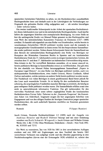 (PDF) Jacob Grimm, Deutsche Rechtsalterthümer 1/2 (1899) nach der ...
