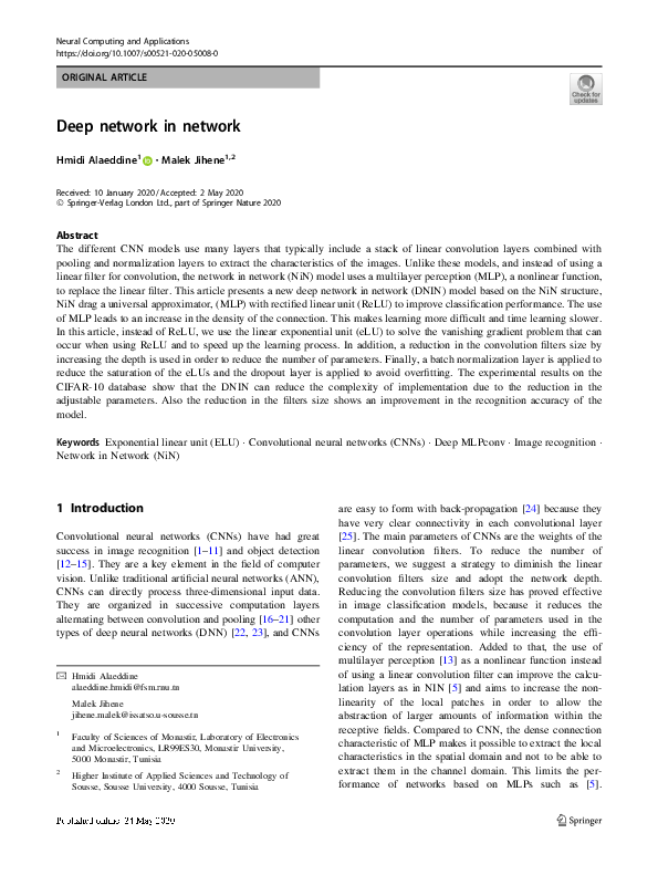 (PDF) Deep network in network
