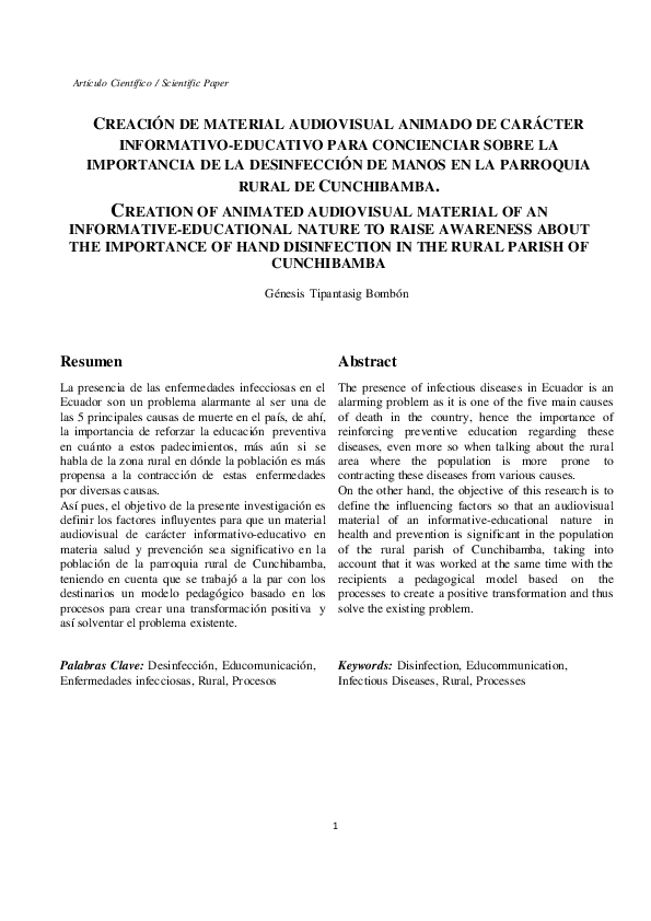 (PDF) Artículo Científico / Scientific Paper