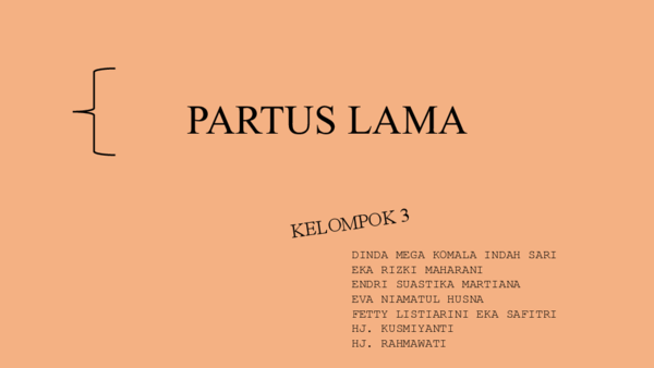 (PPT) PPT PARTUS LAMA
