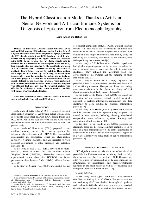 Pdf The Hybrid Classification Model Thanks To Artificial Neural
