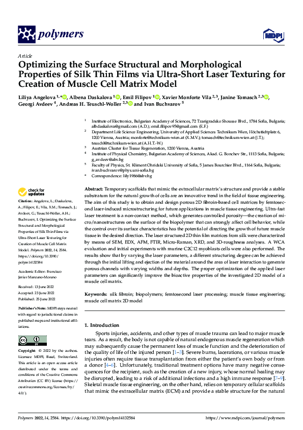 (PDF) Optimizing the Surface Structural and Morphological Properties of ...