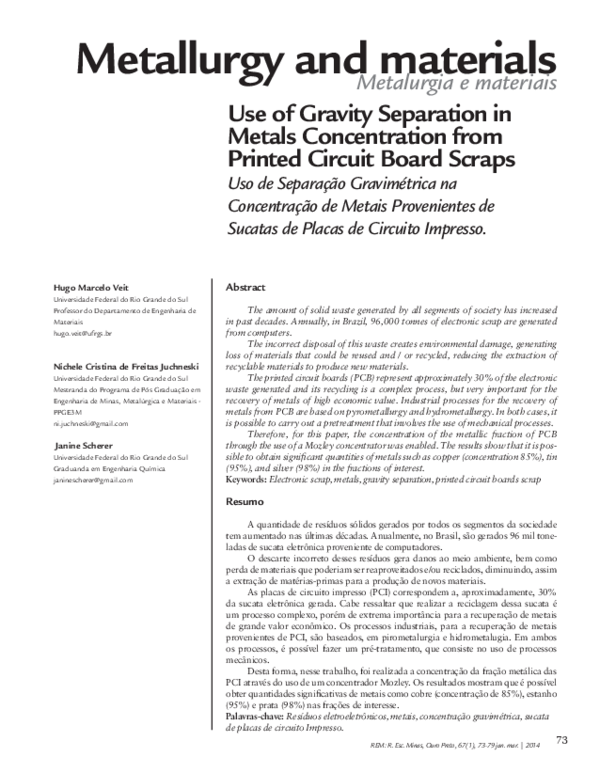 (PDF) Materials and methods : Dense Medium Separation : Separation in ...