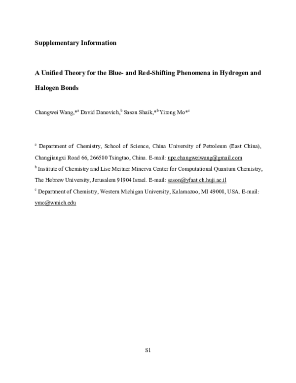 (PDF) A Unified Theory for the Blue- and Red-Shifting Phenomena in ...